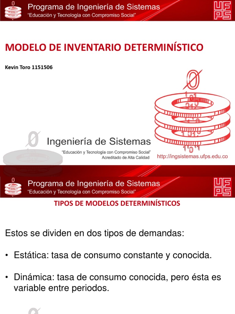 Modelo Determinístico | Descargar gratis PDF | Inventario | Economias