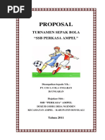 PROPOSAL Turnamen Sepakbola | PDF | Olahraga & Rekreasi