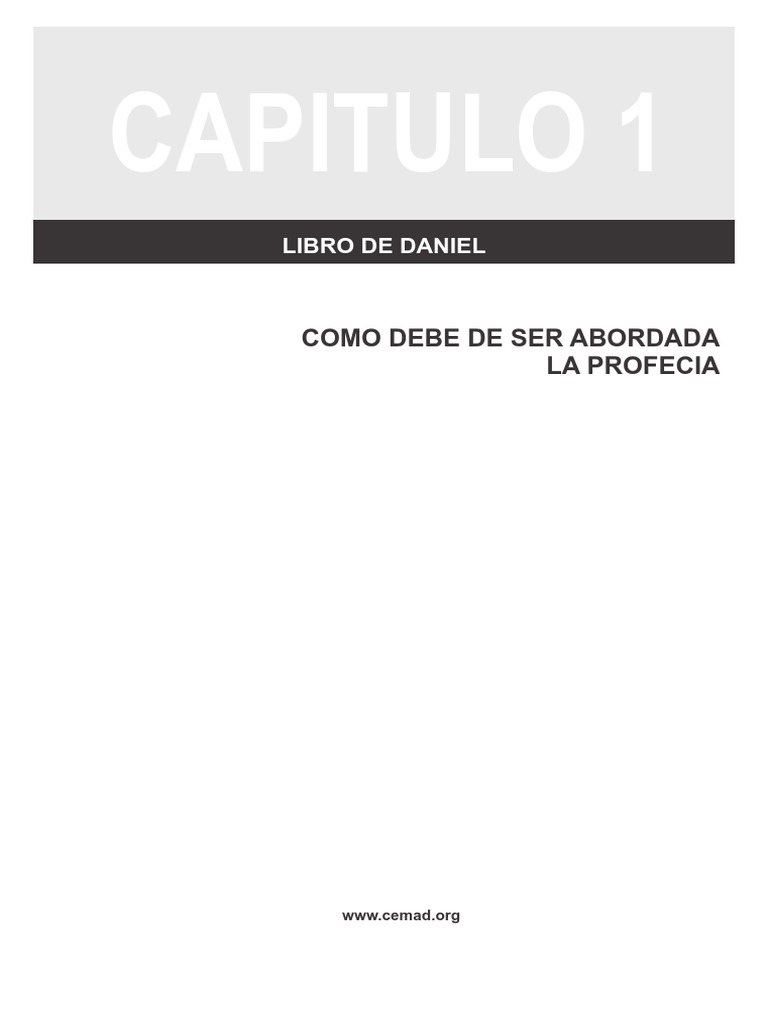 Libro de Daniel | PDF | Daniel (figura bíblica) | Libro de daniel