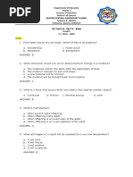 Grade 4 SCIENCE QUIZ BEE QUESTIONNAIRE | PDF | Water | Soil