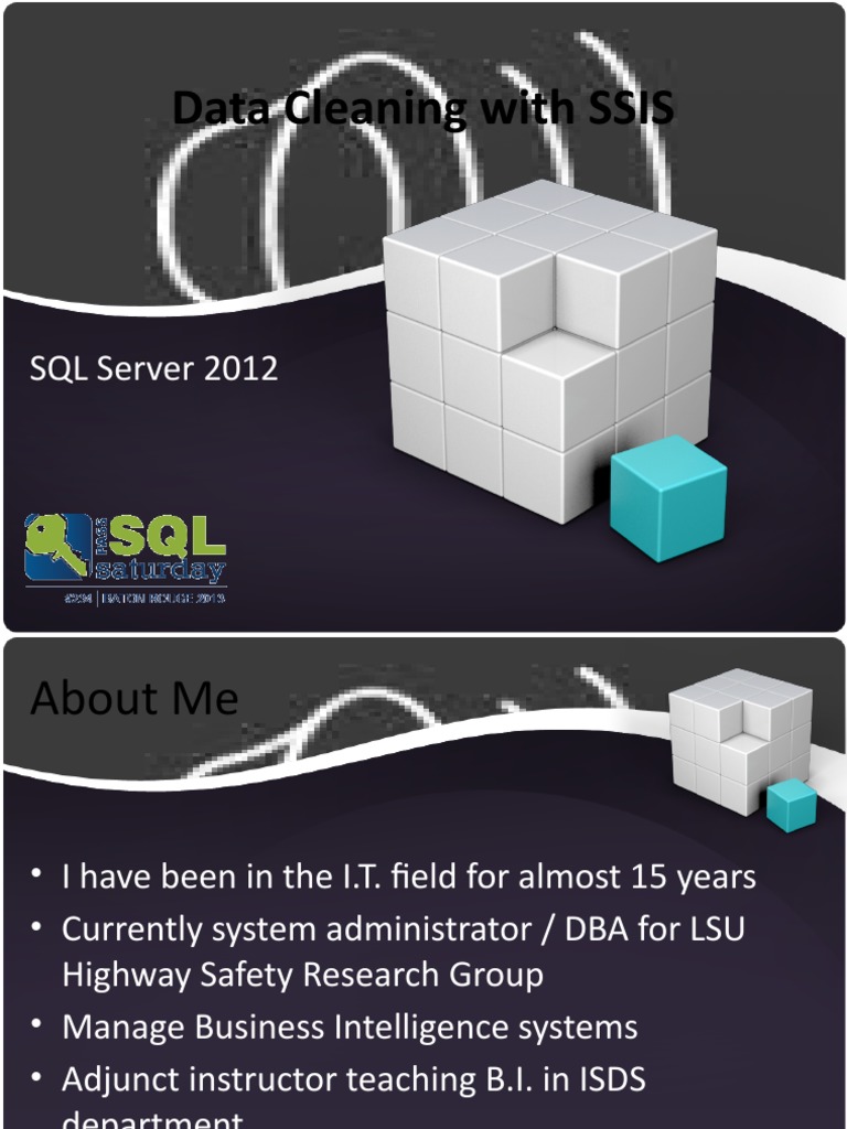 Data Cleaning With SSIS | Download Free PDF | Data Quality | Microsoft ...