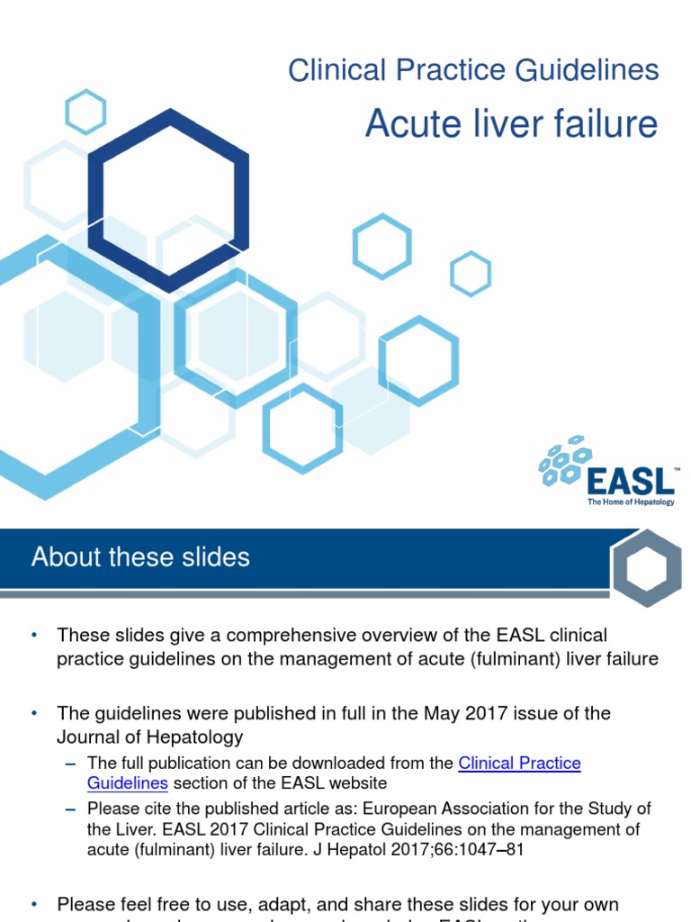 Acute Liver Failure EASL 2017 | PDF | Coagulation | Hepatitis