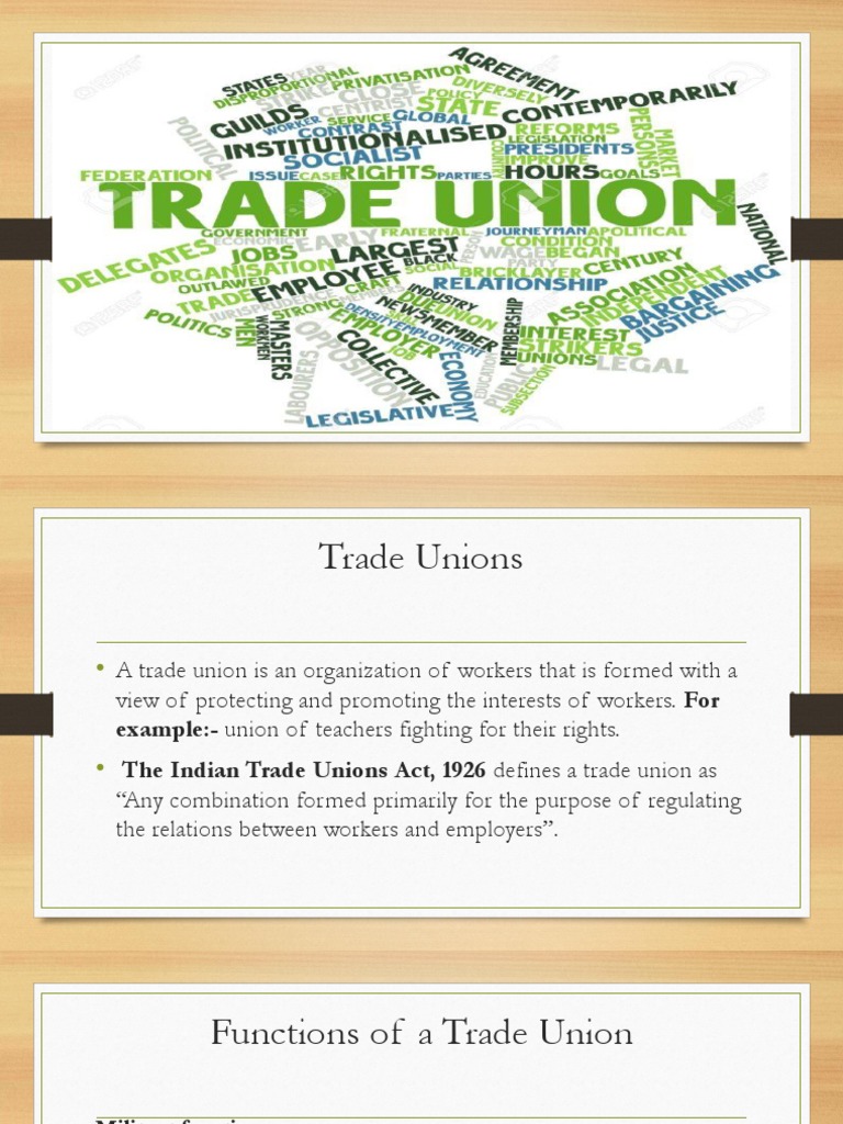 Trade Unions | PDF | Trade Union | Strike Action