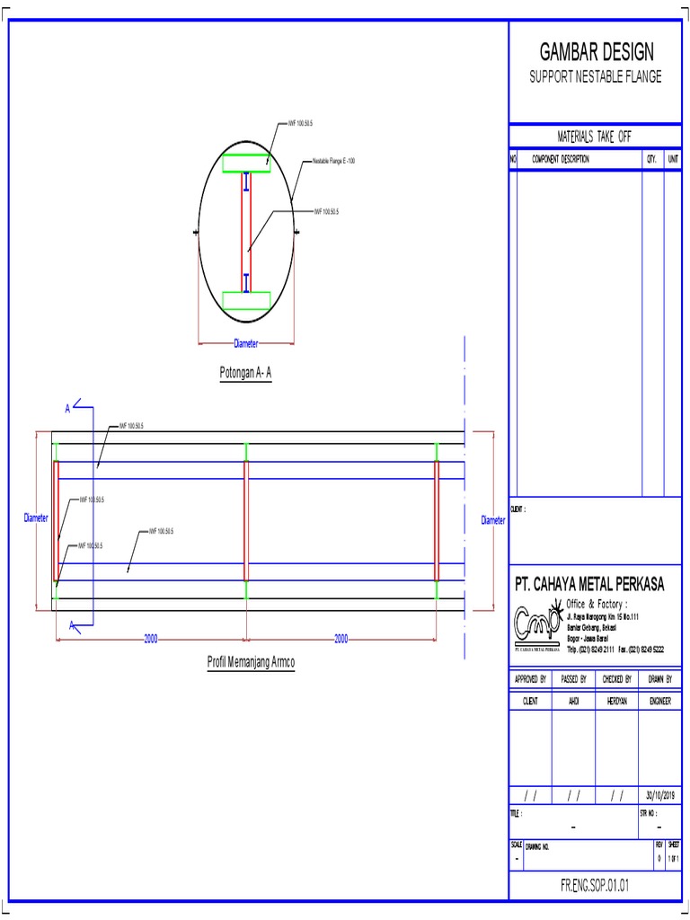 Nestable Flange Design Specs | PDF