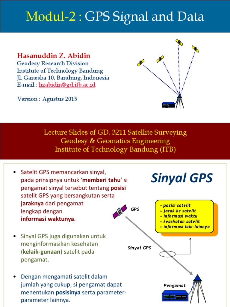 Modul-2:: GPS Signal and Data | PDF