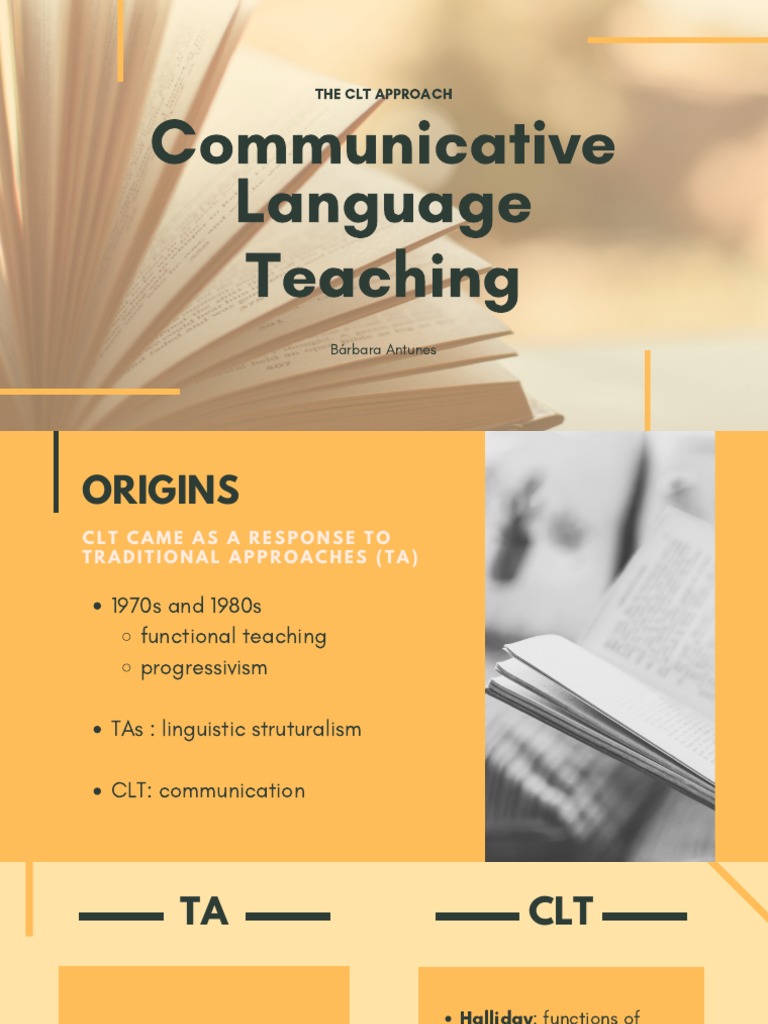 CLT Approach in Language Teaching | PDF