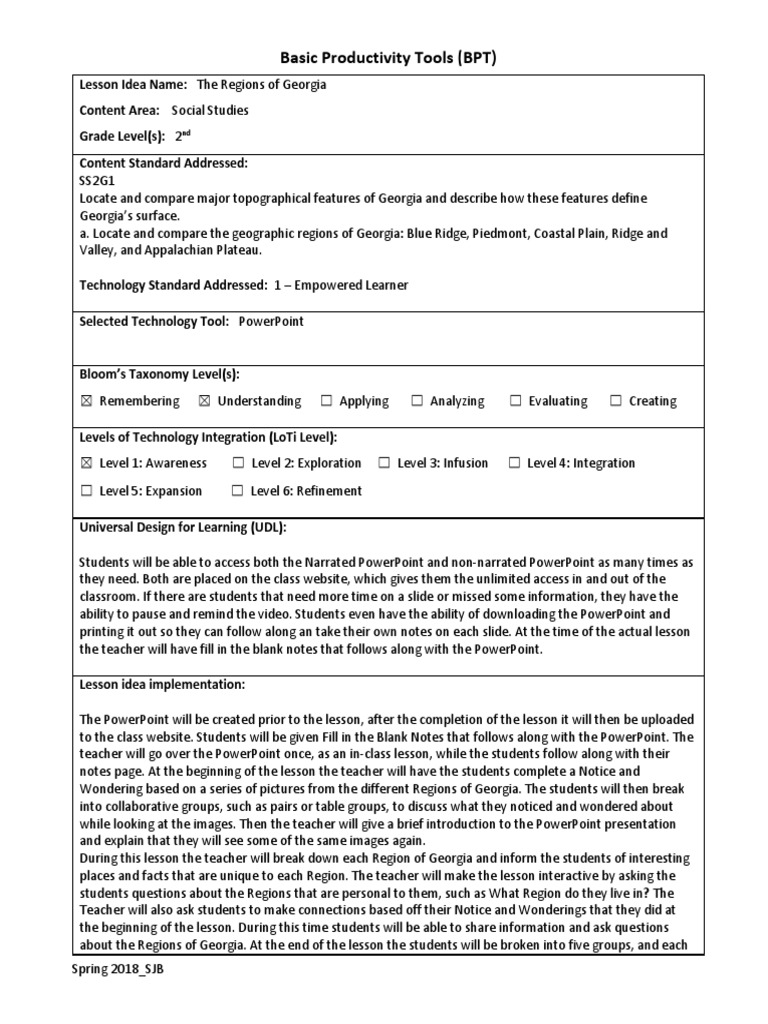 03 Basic Productivity Tools Lesson | PDF | Teaching | Pedagogy