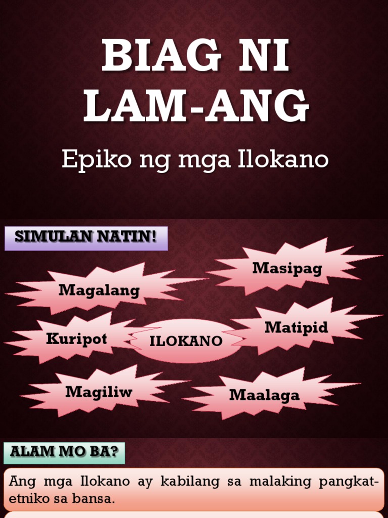Biag Ni Lam-Ang | PDF