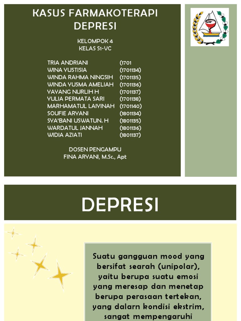 Analisis Kasus Depresi dan Terapi | PDF