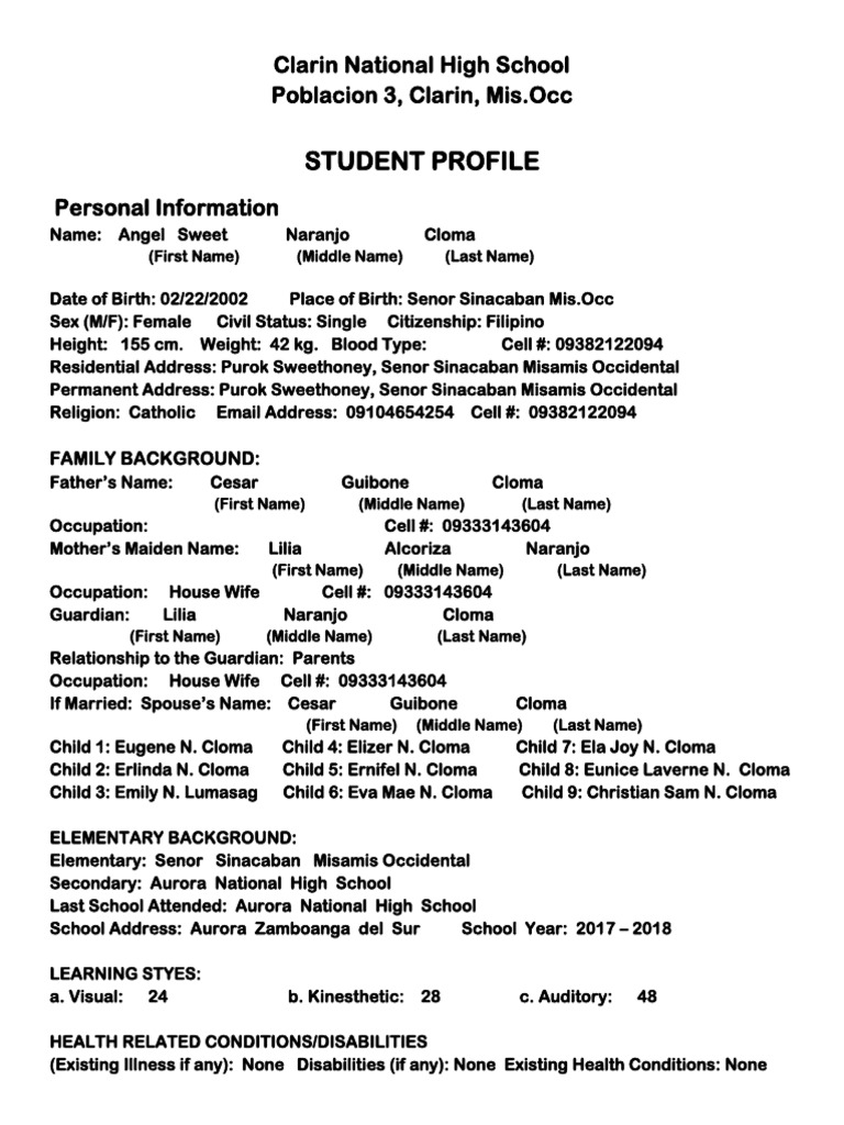 Clarin National High School | PDF