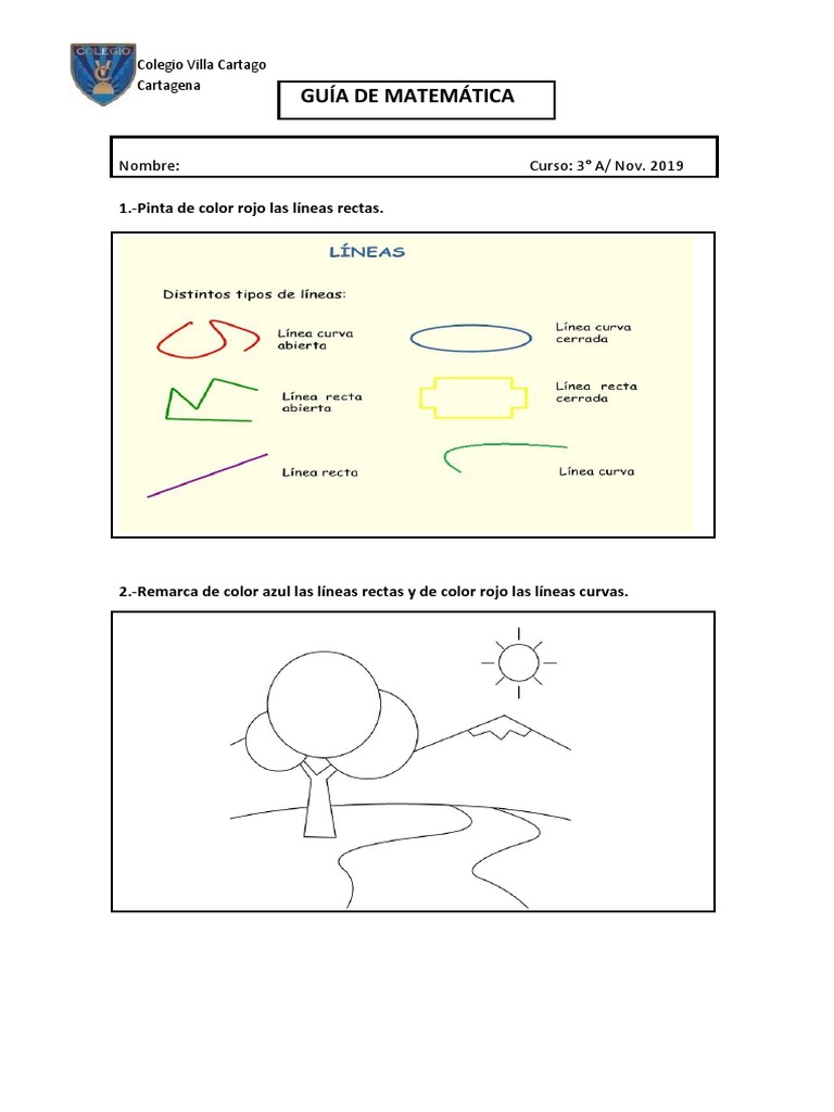 Guía de Repaso de Las Figuras 2D y 3D | PDF | Geometría euclidiana ...