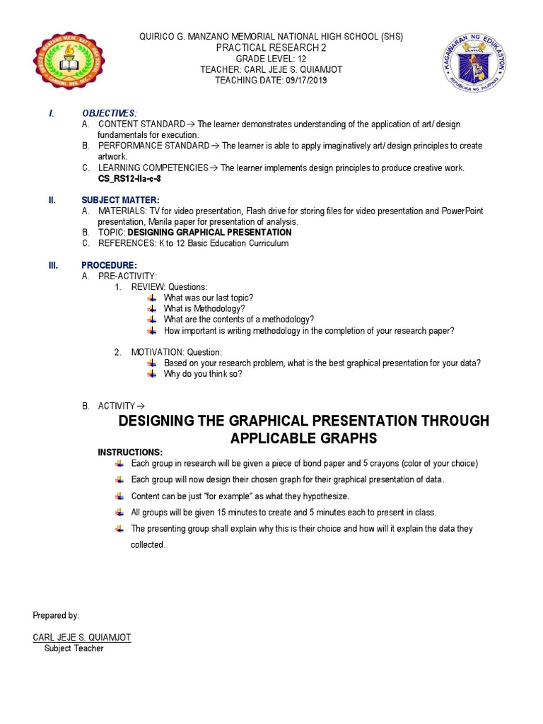 Designing The Graphical Presentation Through Applicable Graphs | PDF ...