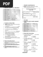 On Screen B2 TEST MODULE 1 | PDF | Linguistics