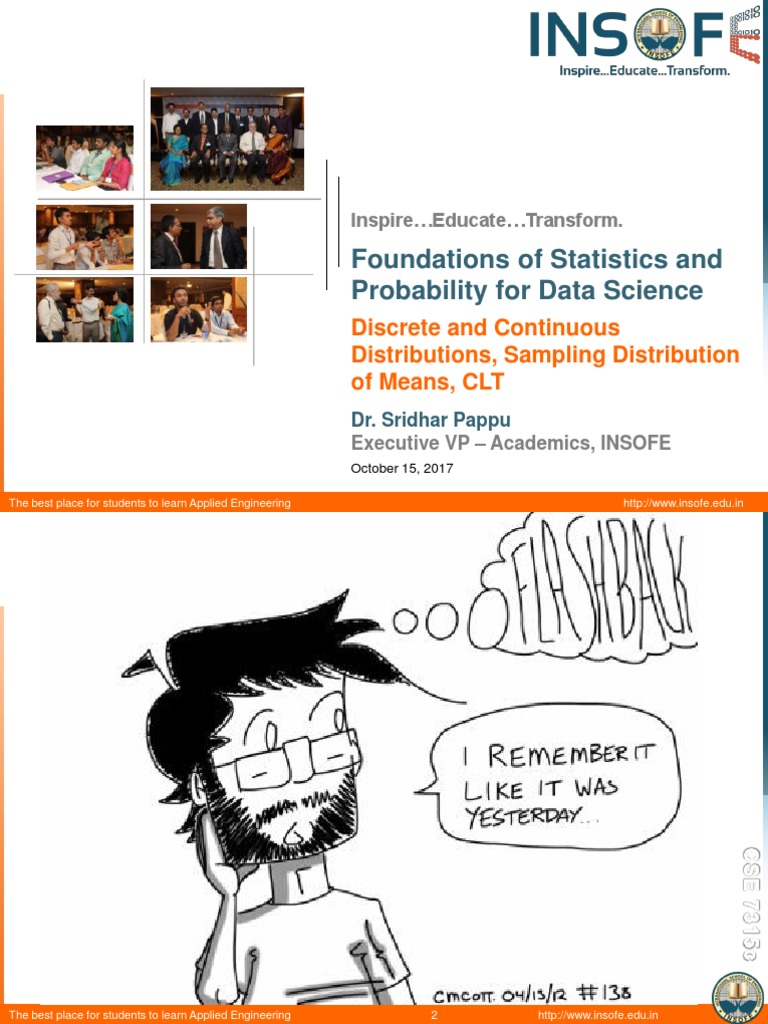 Foundations of Statistics and Probability For Data Science | Download ...