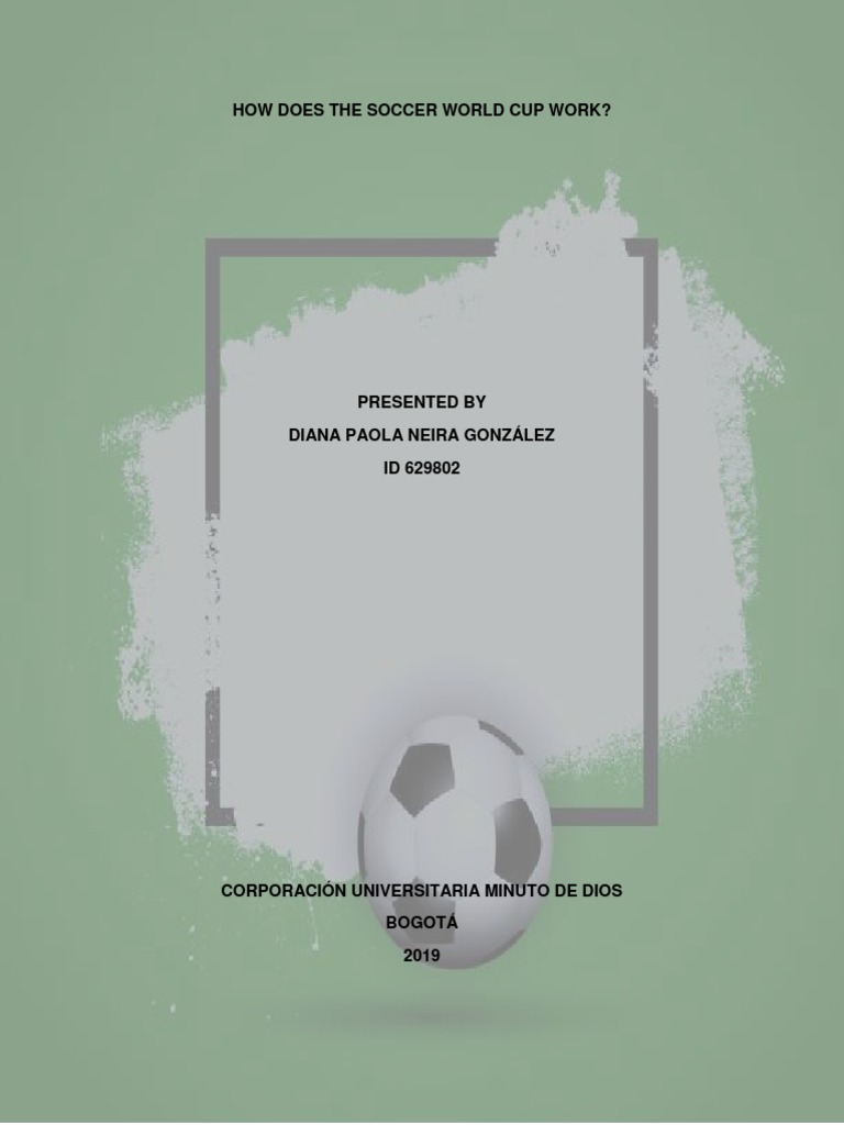How Does The Soccer World Cup Work? | PDF