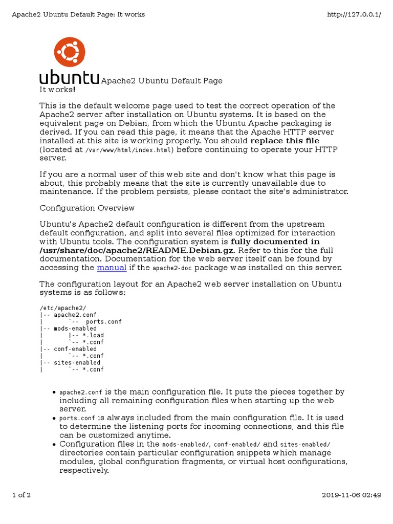 usr/share/doc/apache2/README - Debian.gz. Refer To This For The Full ...