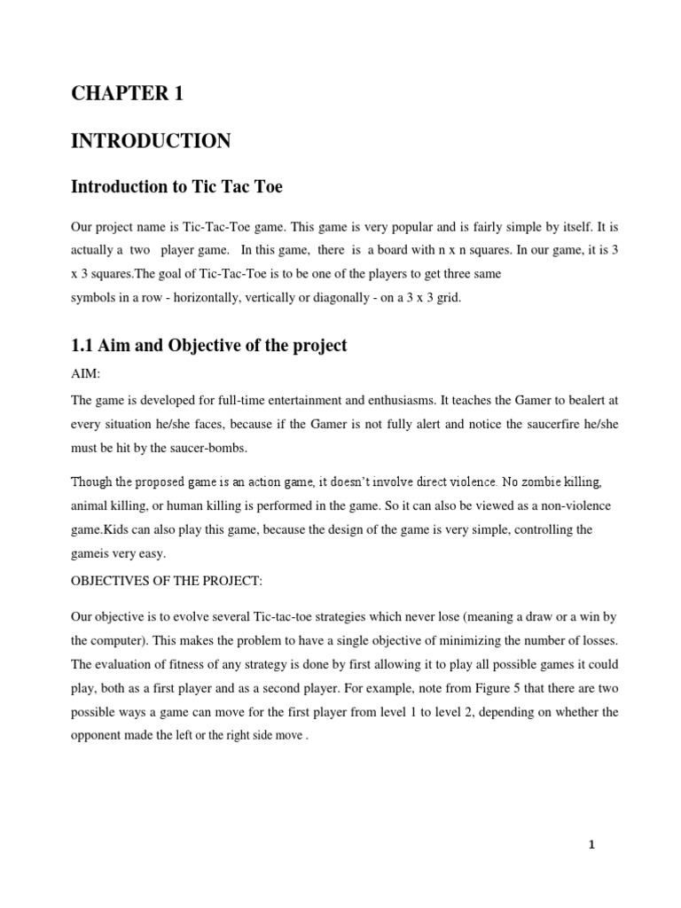 Introduction To Tic Tac Toe: Left or The Right Side Move | PDF | Net ...