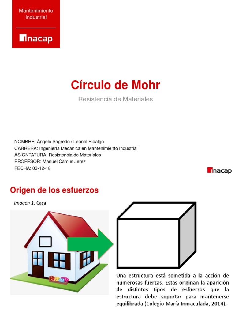 Círculo de Mohr | PDF | Resistencia de materiales | Circulo