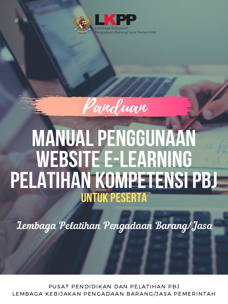 Panduan Penggunaan Web Elearning Peserta Full Pdf