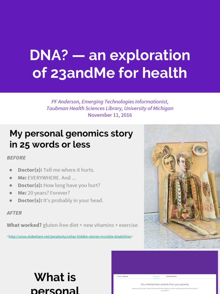 23andme - A Case Study | PDF | Genetics | Genomics
