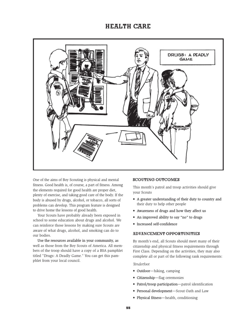 Health Care: Scouting Outcomes | PDF | Boy Scouts Of America | Scouting