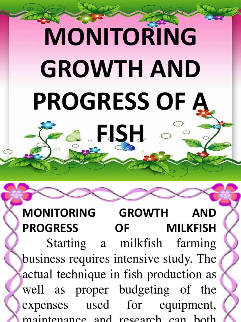Monitoring Growth and Progress of A Fish | PDF