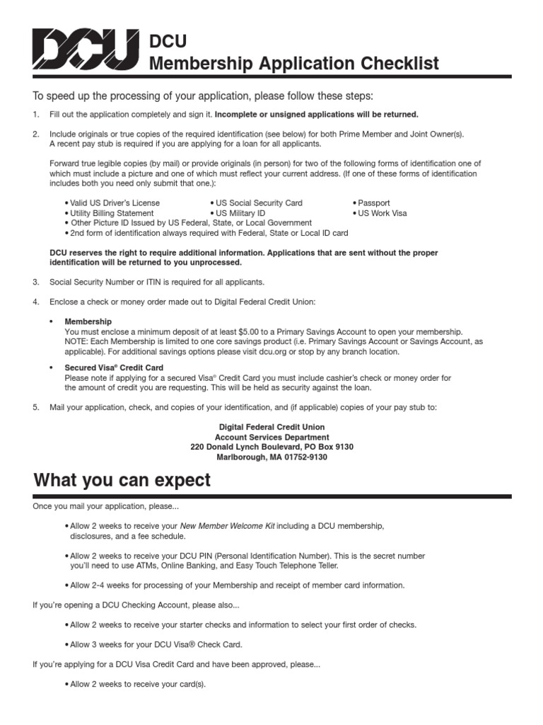 Membership Application | PDF | Overdraft | Identity Document