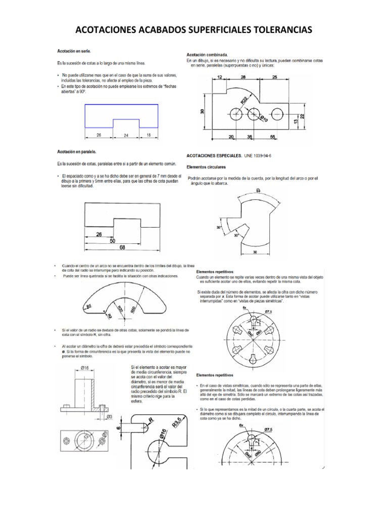 Dibujo Tecnico Acabados Superficiales Pdf Pdf