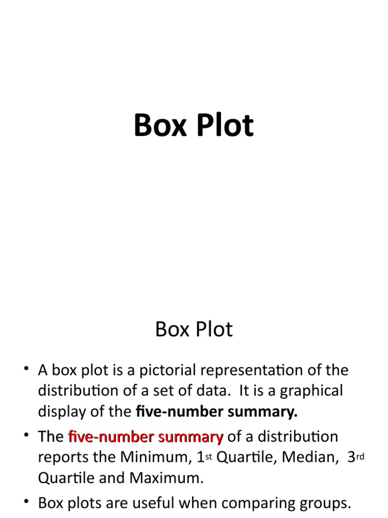 Box Plot Pdf