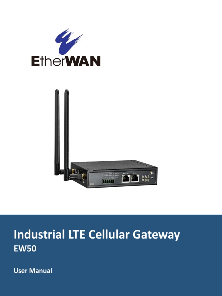 Ew50 Manual | PDF | Ip Address | Computer Network