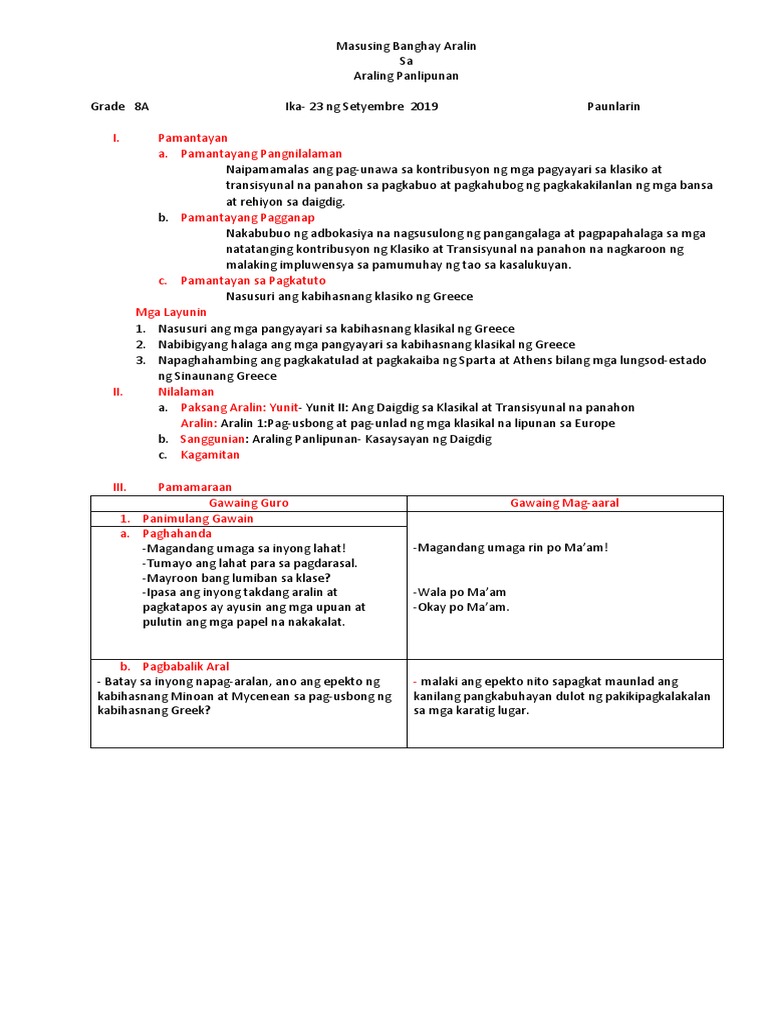 Ap Lesson Plan Pdf
