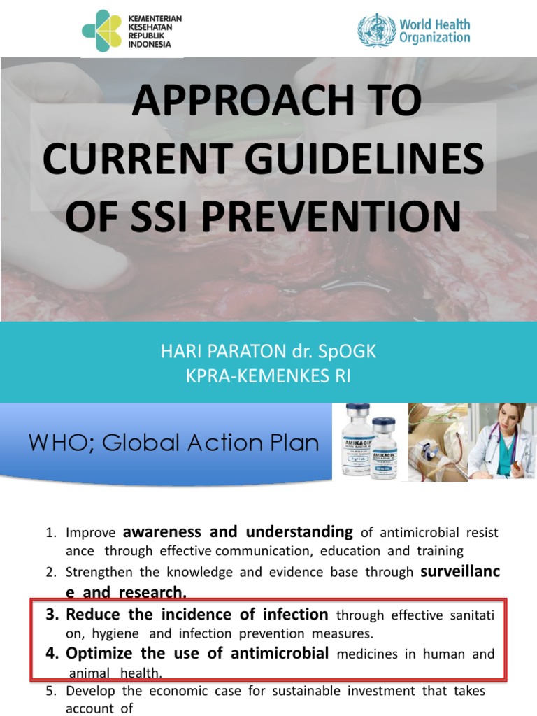 Approach To Current Guidelines of SSI Prevention ABC | PDF | Surgery ...