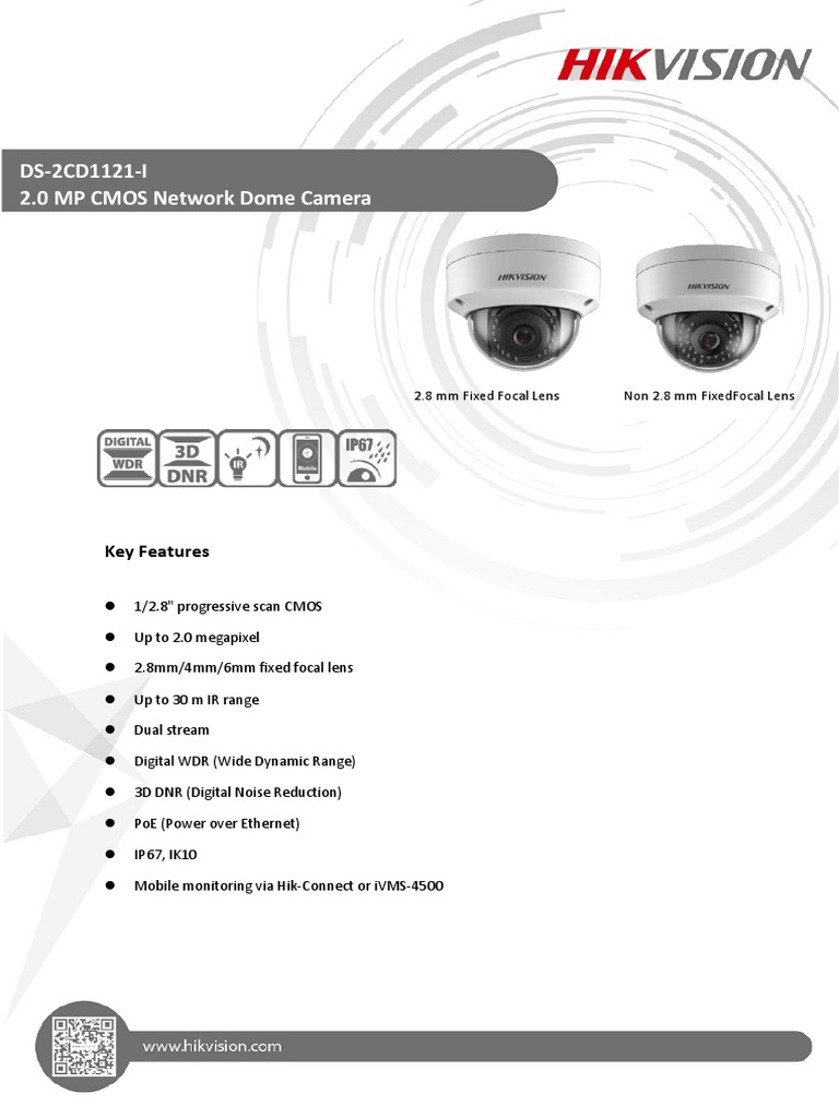 Hikvision DS 2CD1121 I | PDF | Internet Protocol Suite | Camera