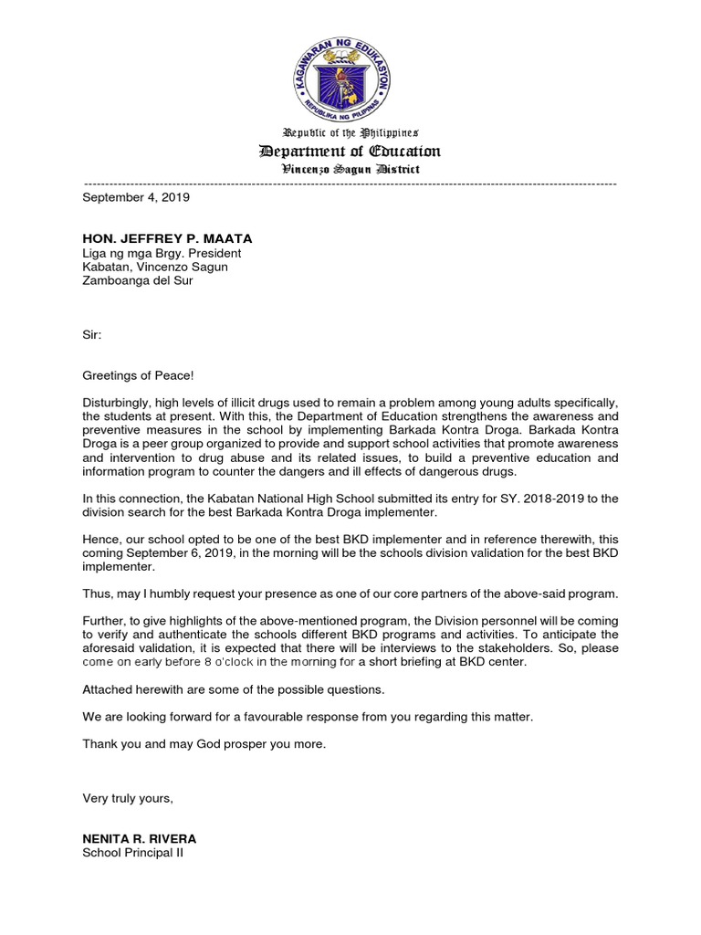 Invitation Letter | PDF | Substance Abuse