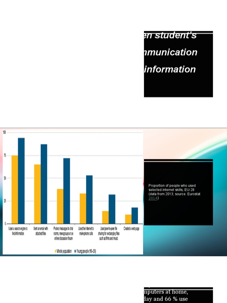 INFORMATION COMMUNICATION TECHNOLOGY (ICT) - Social Relationships | PDF ...