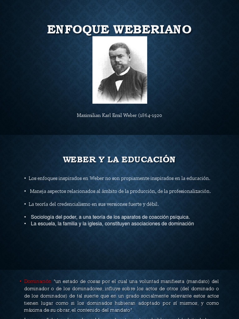 Enfoque Weberiano | PDF | Capital humano | Salario