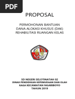 PROPOSAL RKB BARU 2025 New | PDF