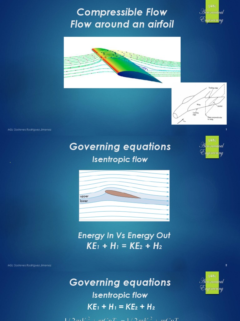 Flow Through An Airfoil | PDF | Fluid Dynamics | Viscosity