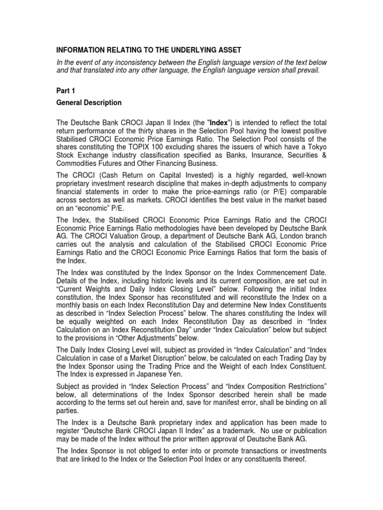 In the event of any inconsistency between the English language version ...