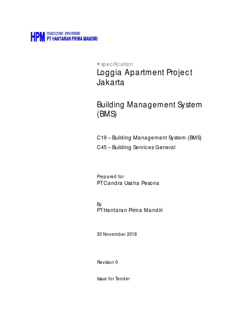 Building Management System | PDF | Building Automation | Hvac