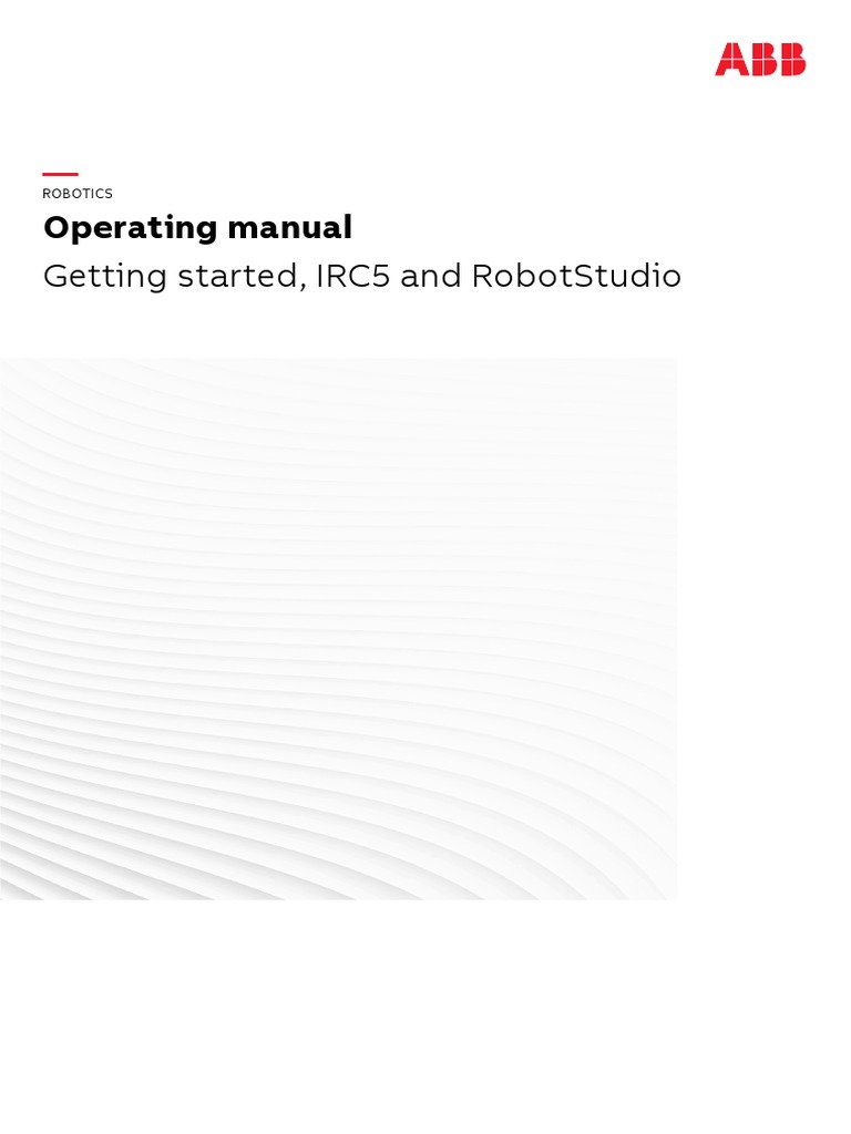 Operating Manual: Getting Started, Irc5 and Robotstudio | PDF | Ip Address | Computer Network