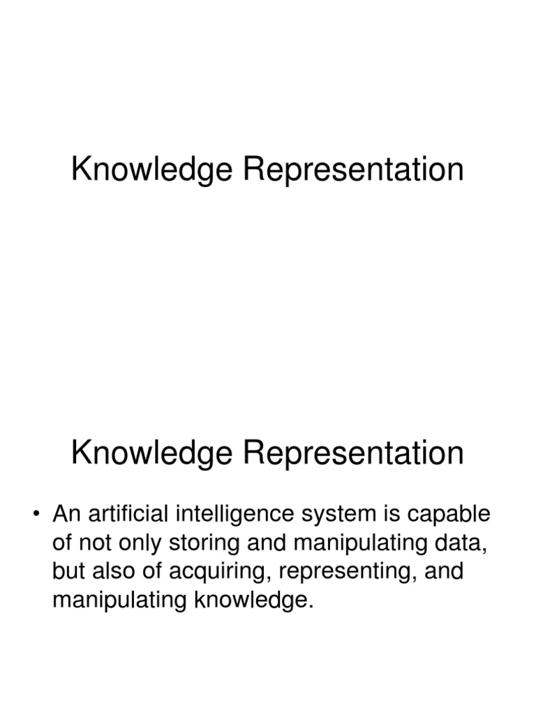 Lec 4 | PDF | Knowledge Representation And Reasoning | Interpretation ...