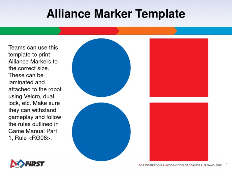 Alliance Marker Template | PDF