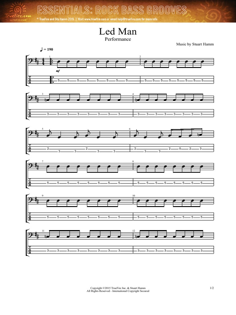 Lead Man Tab | PDF | Copyright Law | Law