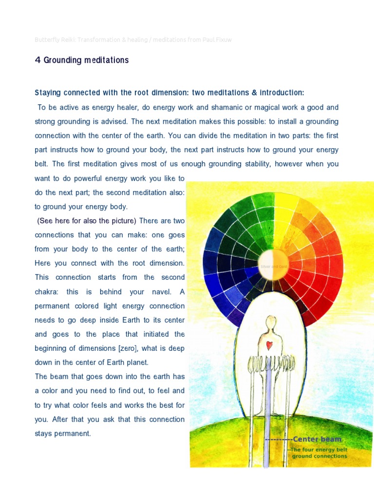 Grounding Meditations for Energy Healing | PDF | Green | Color