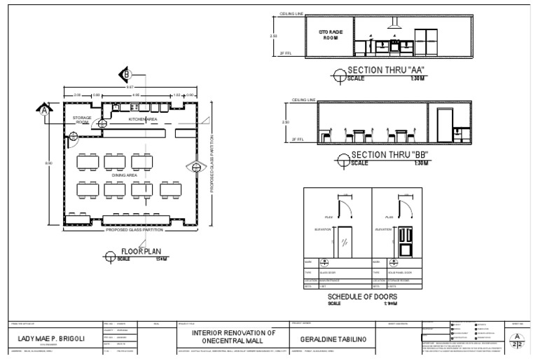 B Section Thru "Aa": Floor Plan | PDF | Cultural Heritage | Culture Of ...