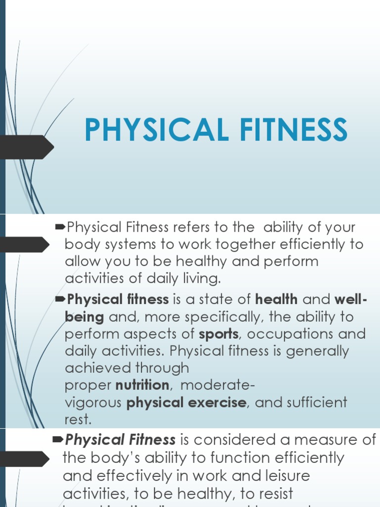 Components of Physical Fitness Explained | PDF | Physical Fitness | Muscle