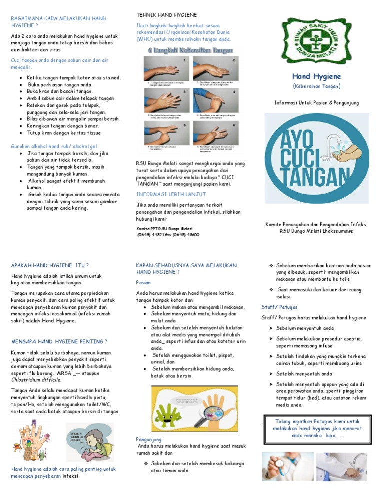 Leaflet Hand Hygien Pdf
