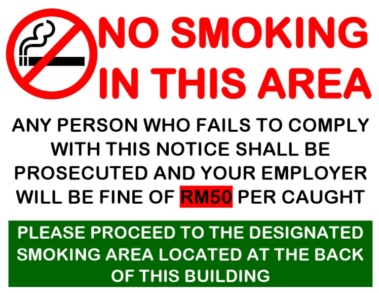 No Smoking Notice | PDF