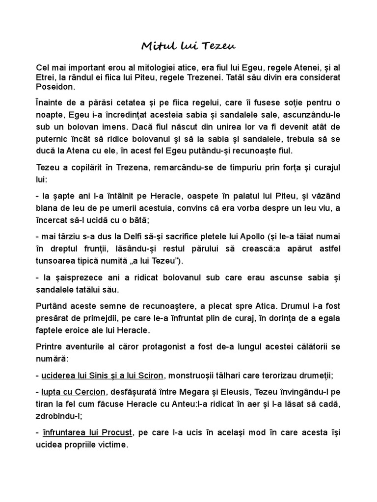 Tezeu | PDF